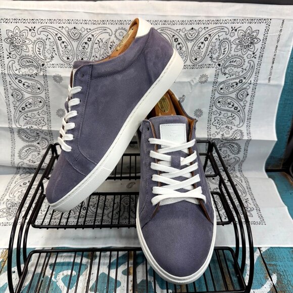 Allen Edmonds | Shoes | Allen Edmonds Courtside Steel Blue Suede ...